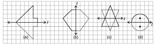 Worksheet Question - Symmetry Class 6 Notes | EduRev