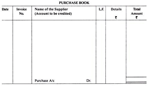 Subsidiary books Class 11 Notes | EduRev