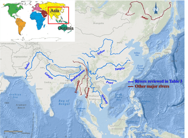 Major Rivers of the world Notes | EduRev