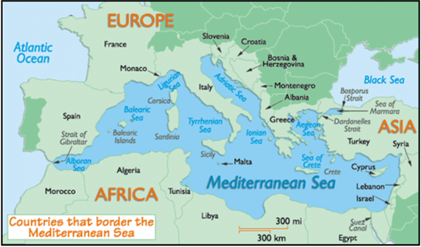 Major Seas of the world UPSC Notes | EduRev