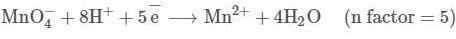 How many moles of KMnO4 are needed to oxidise a mixture of 1 mole each ...