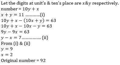 The number obtained by interchanging the digits of a two-digit number is less than the original ...
