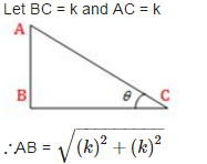 In right triangle ABC, right angled at C, if tan A = 1, then the value of 2 sin A cos A isa)0b ...