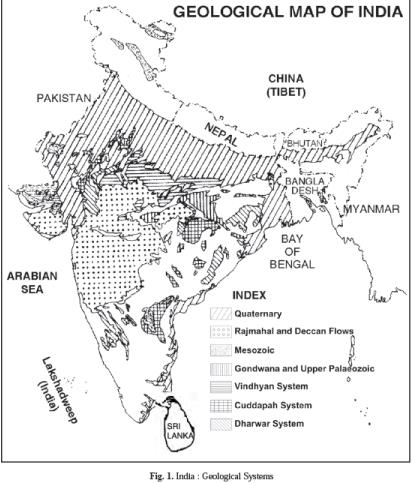 Long Question Answers: Geological Structure and Physiography - Notes ...