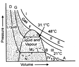 Explain isotherm of CO2 ? | EduRev Class 11 Question