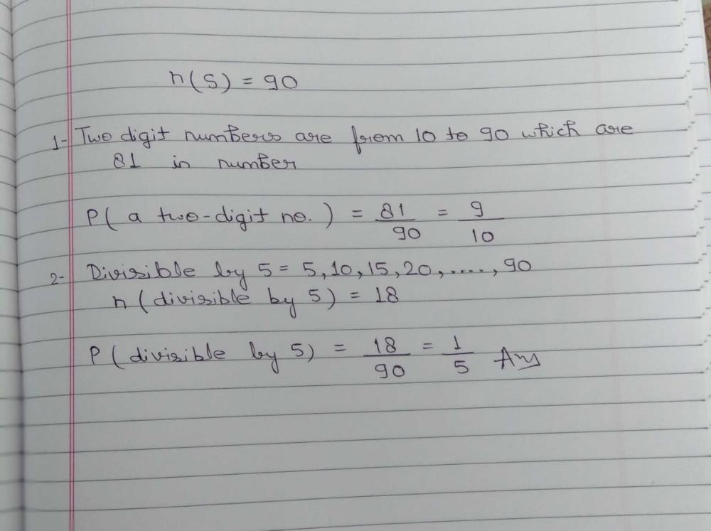 A box contains 90 discs which are numbered from 1 to 90 . If one disc ...