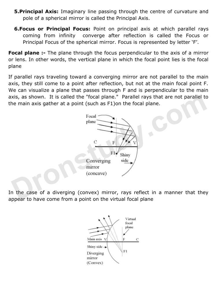 NOTES OF LIGHT CLASS 10 Class 10 Notes | EduRev