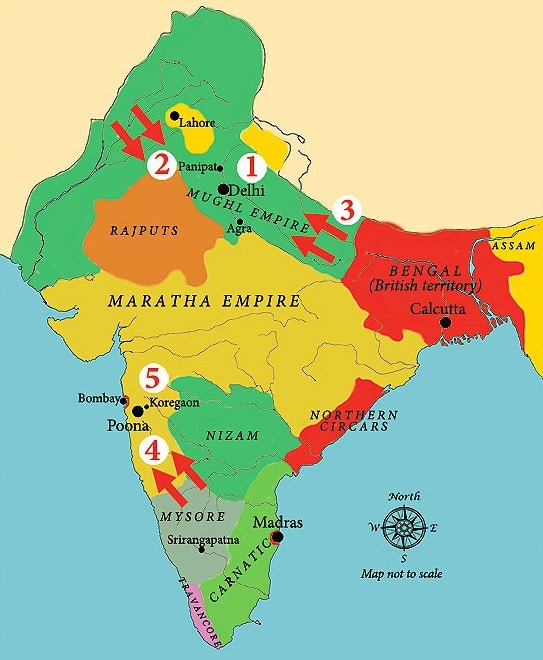 Anglo-Maratha Wars And Conquest Of Maharashtra And Anglo-Sikh Wars And ...