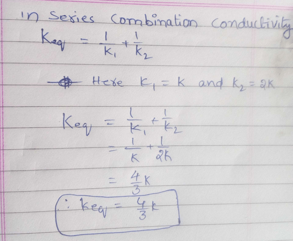 Consider a compound slab consisting of two different materials having ...