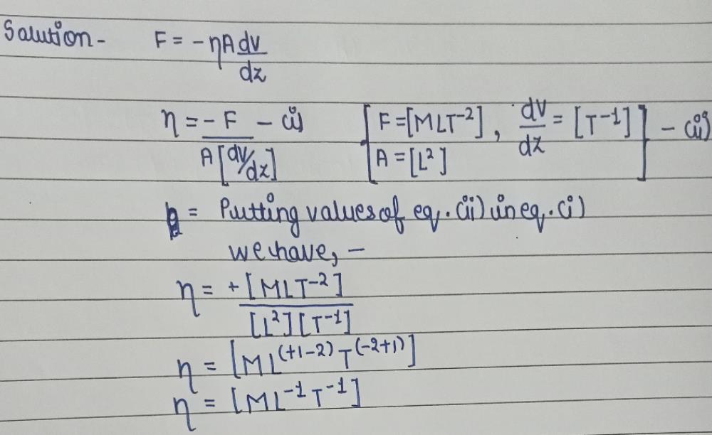 According to Newton, the viscous force acting between liquid layers of ...