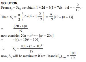 Let an be the nth term of ap .Let sn be the sum of first n term of ap ...